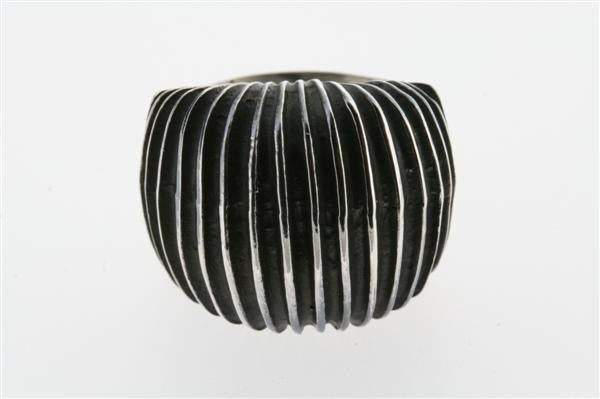 Concertina signet ring - sterling silver – Makers & Providers