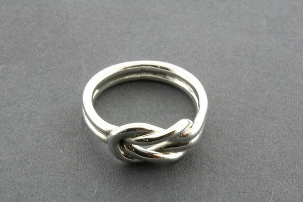 Eternity knot ring - sterling silver – Makers & Providers